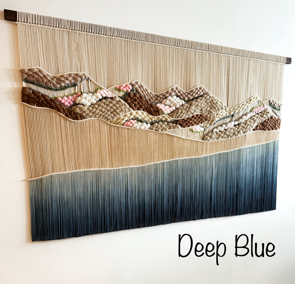 ‘Hanalei Bay’ Tropical Fiber Art – Thread and Thyme