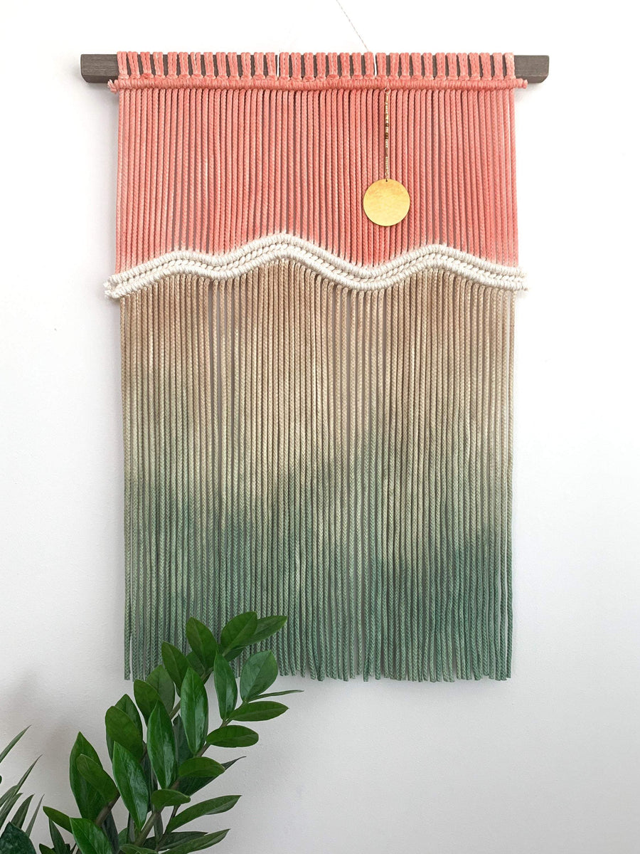 'Sunset' Sky Macrame Wall Hanging Inspired by Nature- Colorful and ...